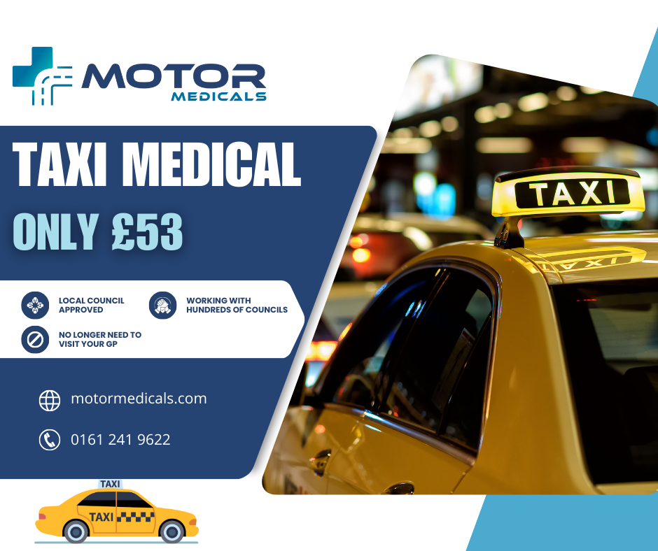 Taxi/Private Hire Medicals Stockport | MM